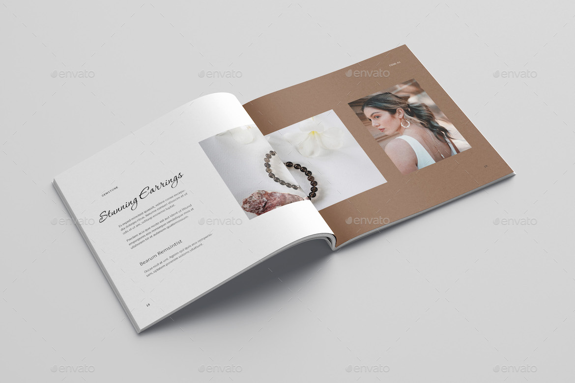 Jewelry Catalog Template, Print Templates | GraphicRiver