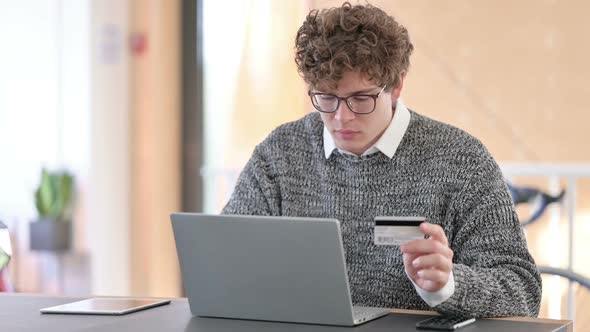 Online Shopping Loss on Laptop By Young Man, Stock Footage | VideoHive