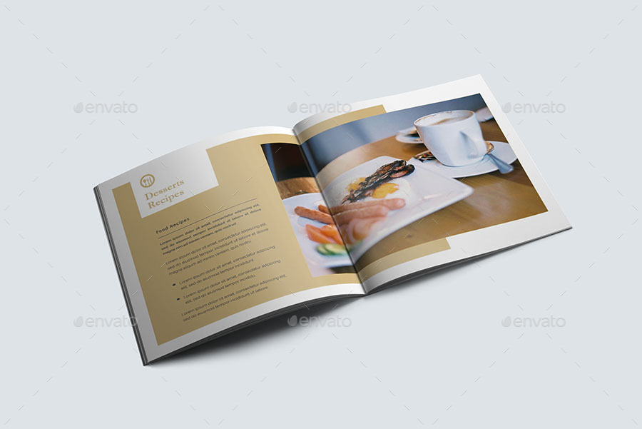 Food Recipe Brochure, Print Templates | GraphicRiver