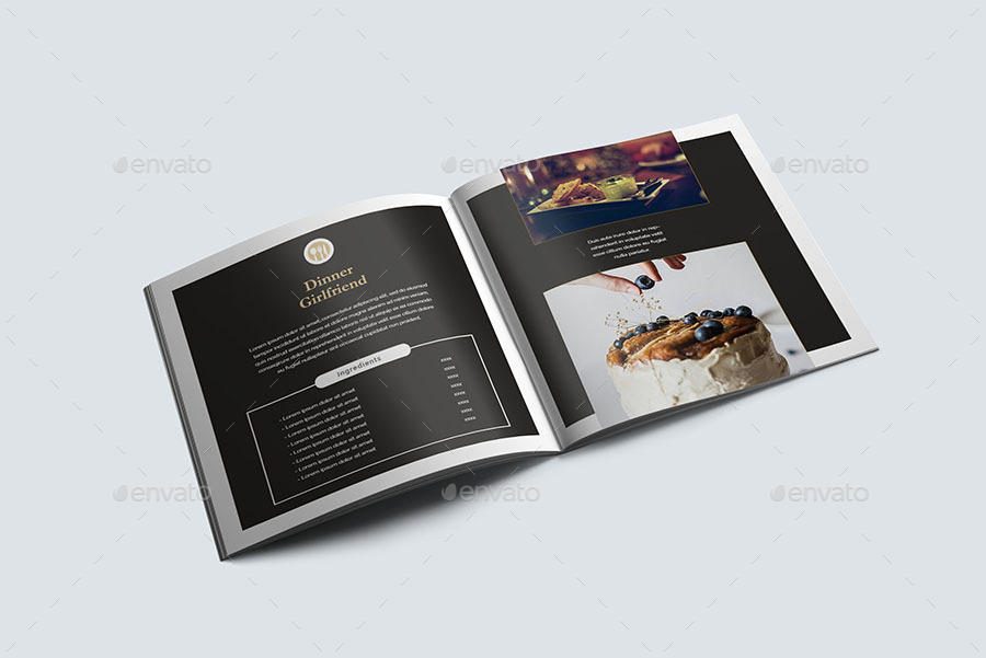 Food Recipe Brochure, Print Templates | GraphicRiver