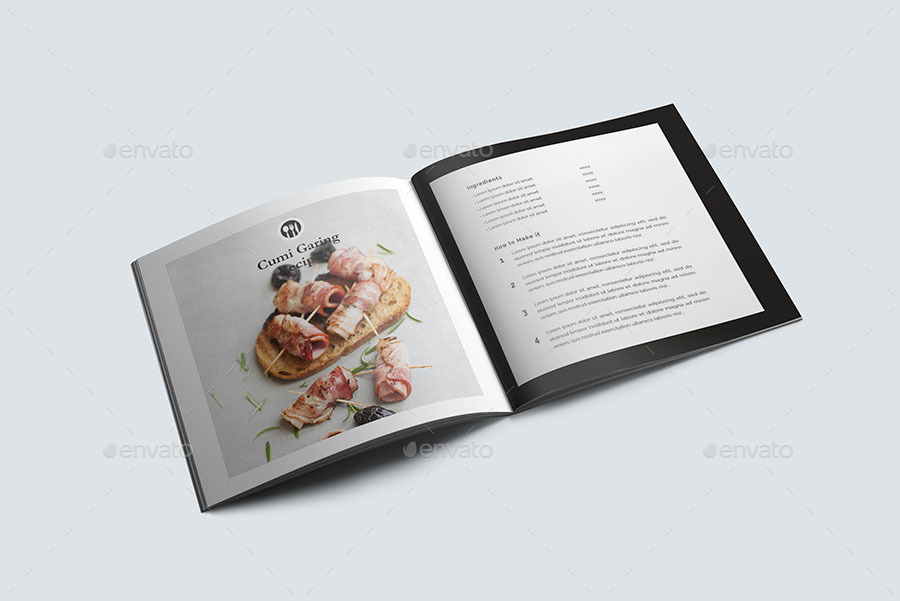 Food Recipe Brochure, Print Templates | GraphicRiver