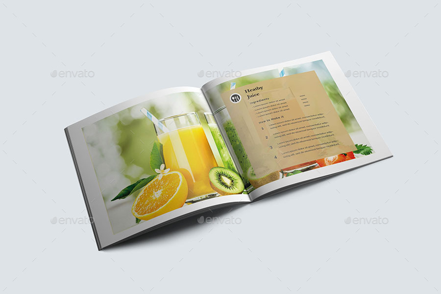 Food Recipe Brochure, Print Templates | GraphicRiver
