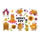 Cute Honey Apiary, Vectors | GraphicRiver