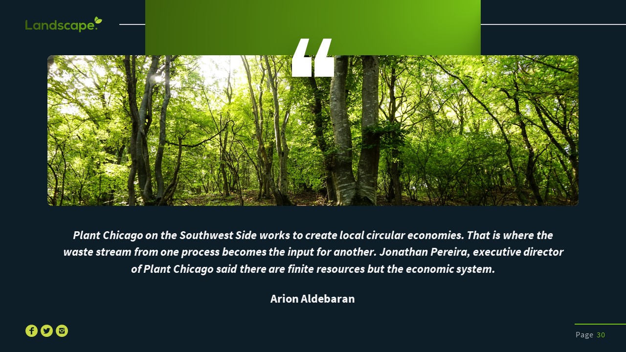 Landscape Environment Presentation Template, Presentation Templates