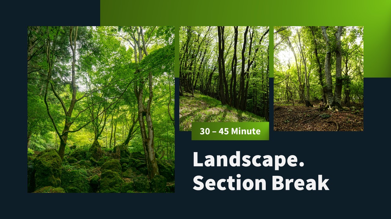 Landscape Environment Presentation Template, Presentation Templates