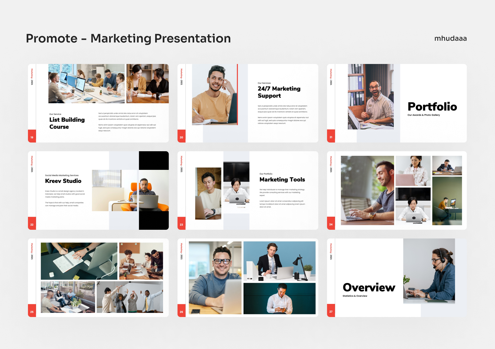 Promote - Marketing PowerPoint Presentation, Presentation Templates