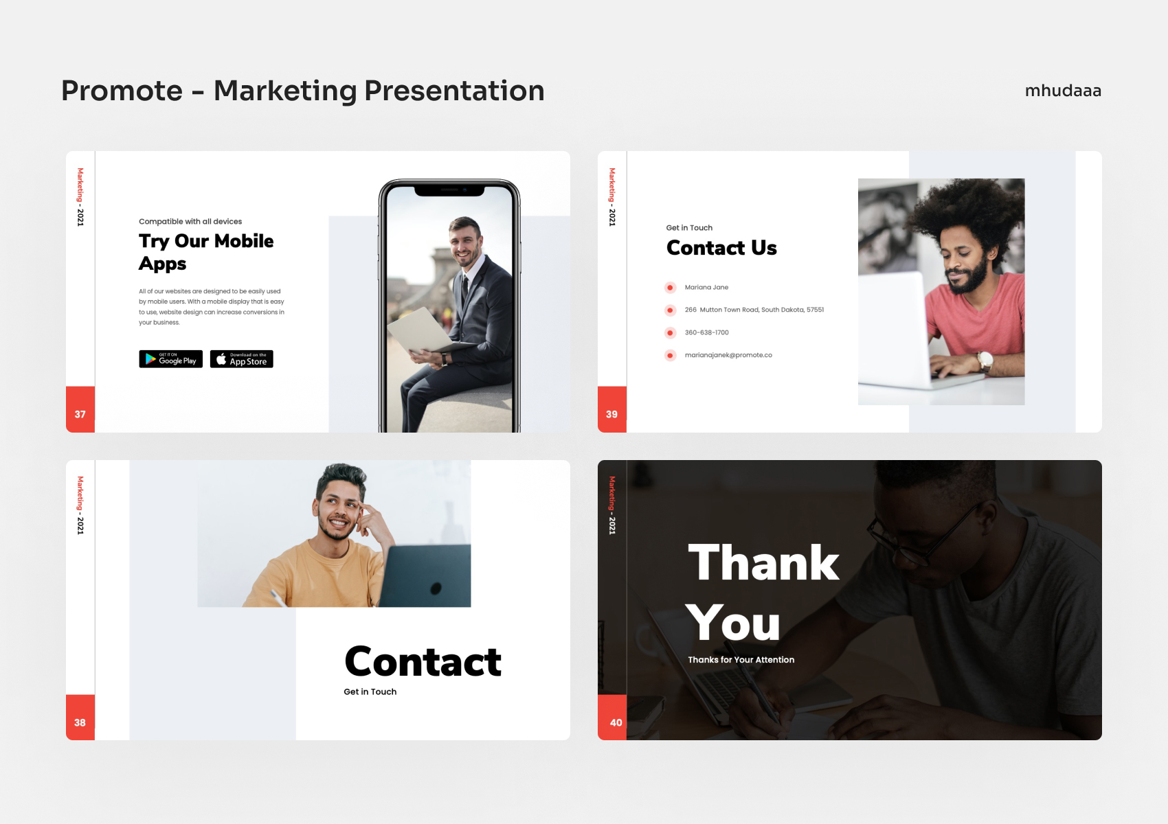 Promote - Marketing PowerPoint Presentation, Presentation Templates