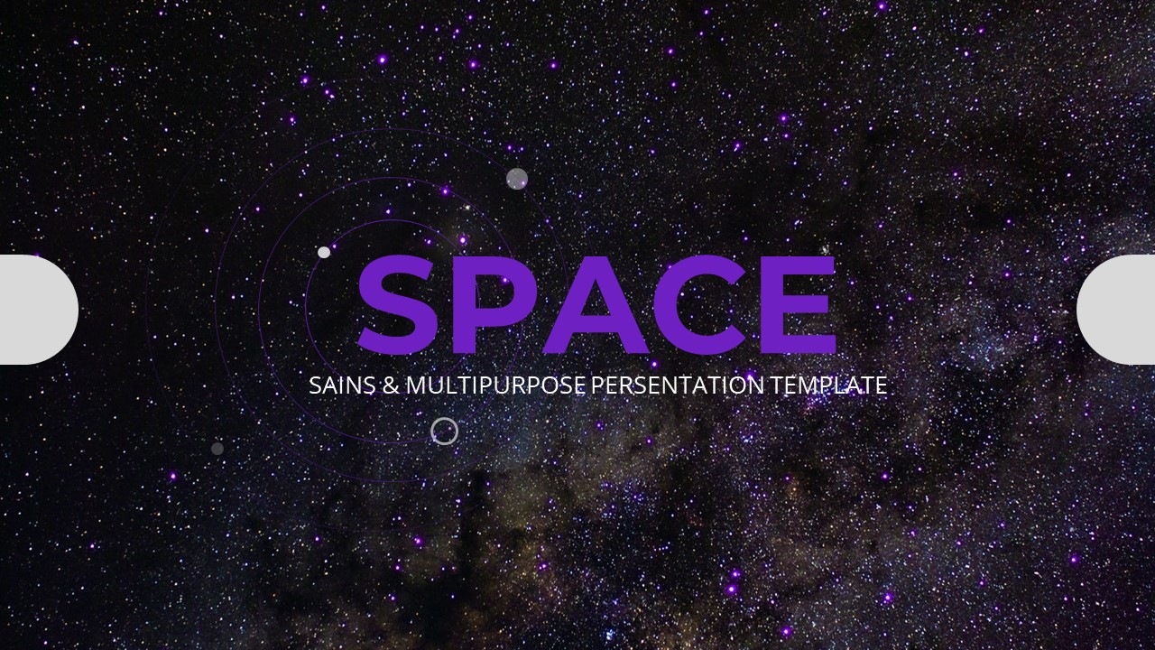 Space - Sains & Multipurpose PowerPoint Template, Presentation Templates