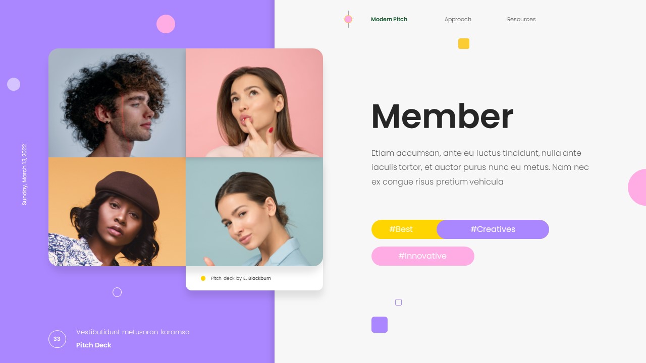 Subtle - PowerPoint Pitch Deck Presentation, Presentation Templates