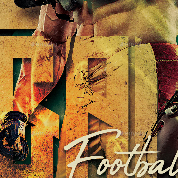 Big Game Football Flyer, Print Templates | GraphicRiver