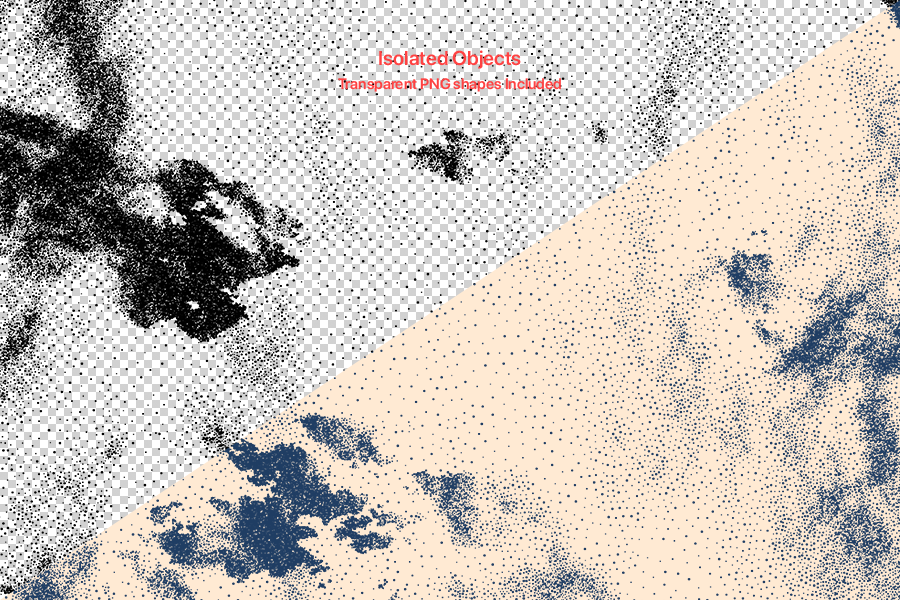 Noise Particles Photoshop Brushes, Add-ons | GraphicRiver