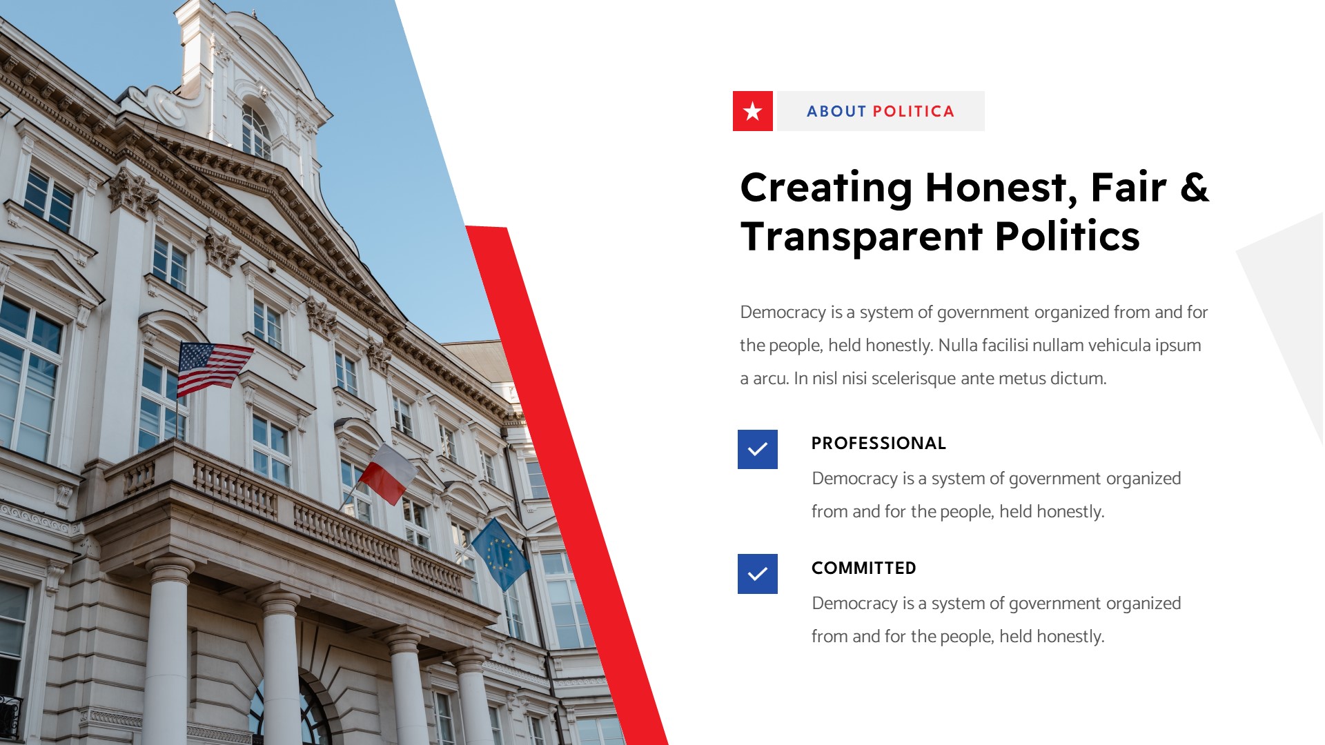 Politica - Political Election Campaign Google Slides Template ...