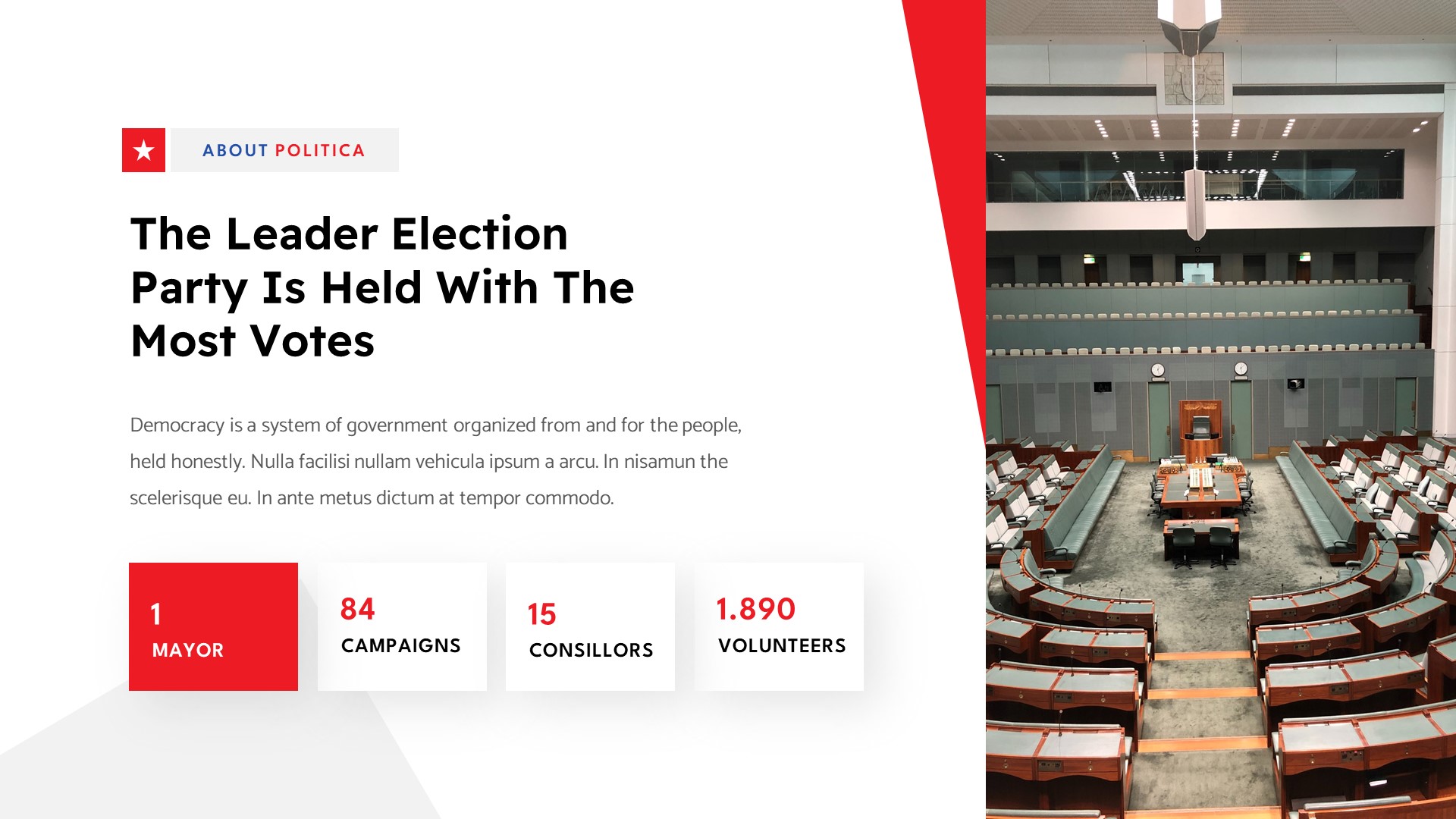 Politica - Political Election Campaign Google Slides Template ...