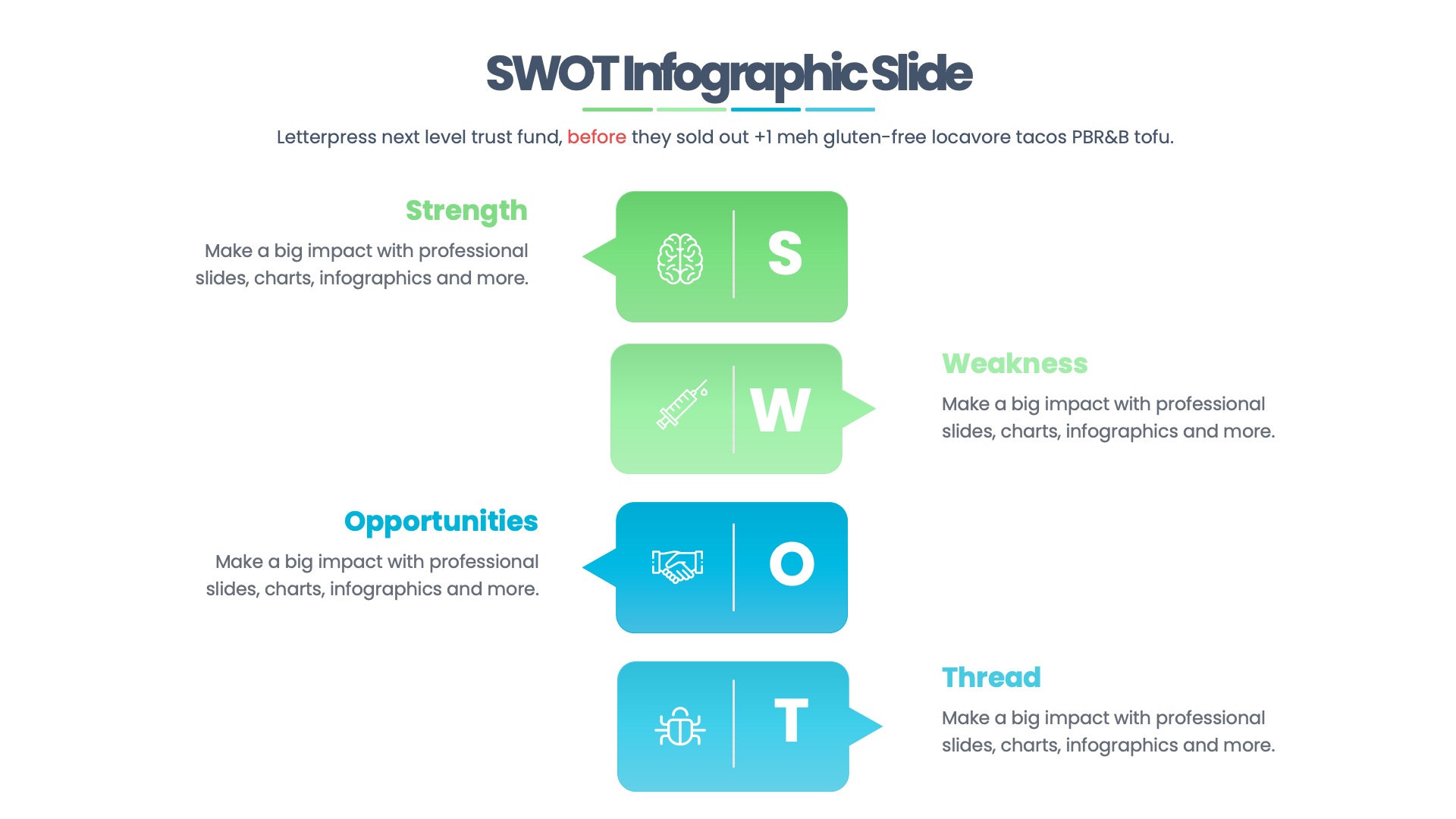 SWOT - PowerPoint Infographics Slides, Presentation Templates ...