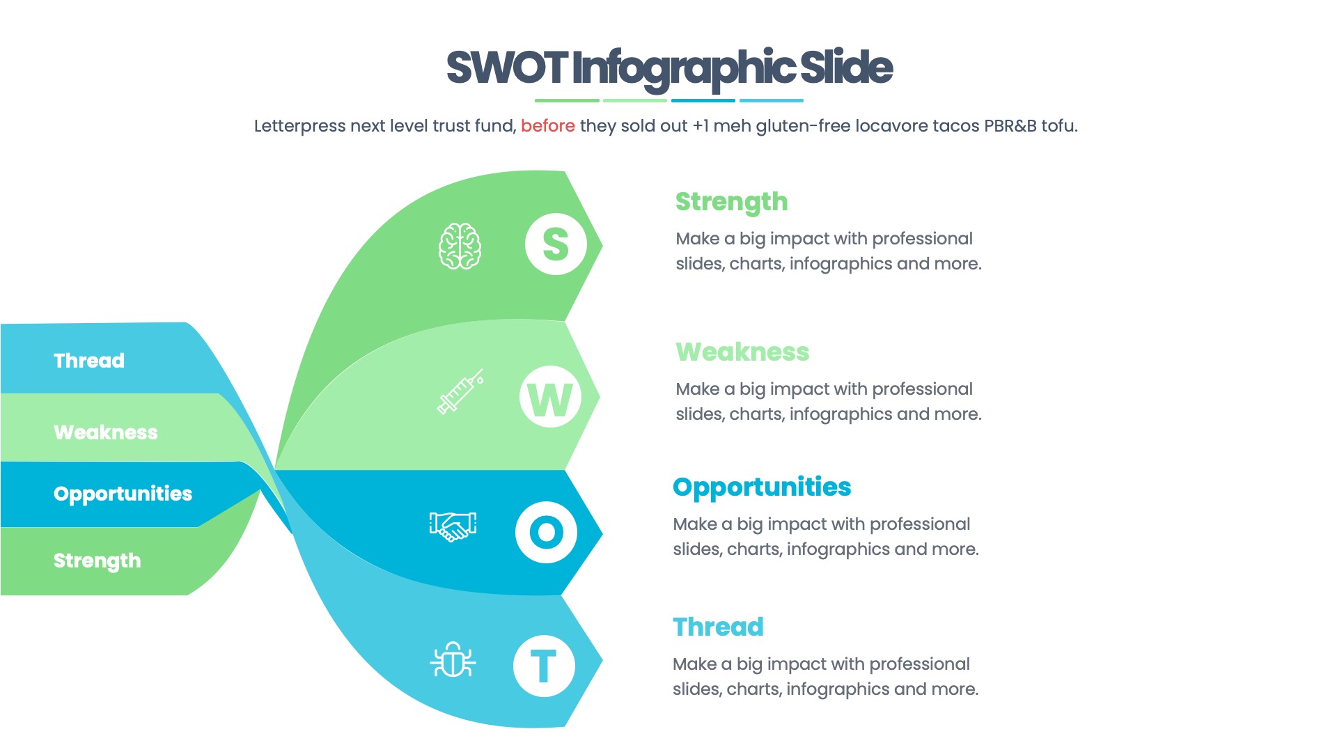 SWOT - PowerPoint Infographics Slides, Presentation Templates ...