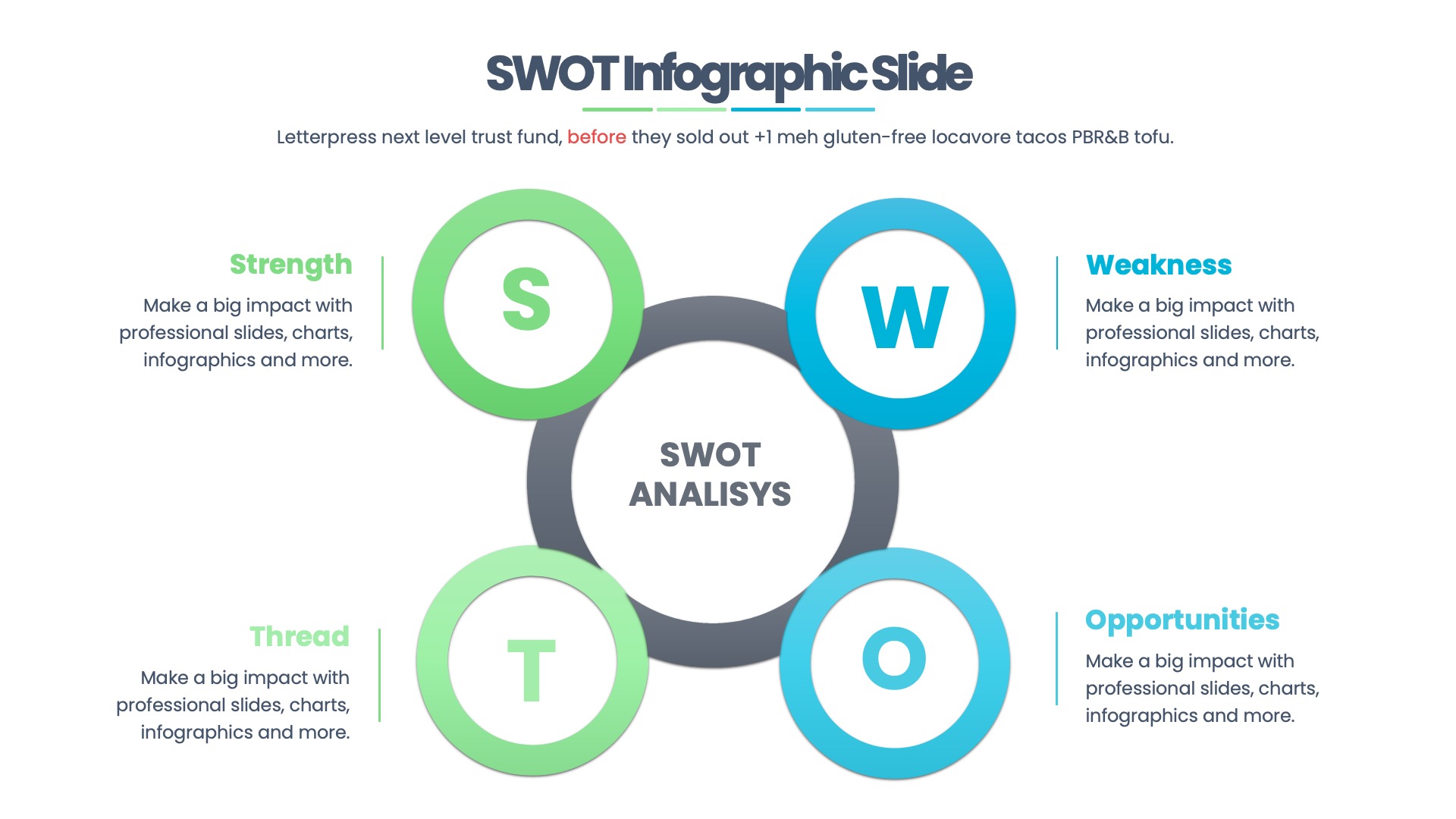 SWOT - PowerPoint Infographics Slides, Presentation Templates ...