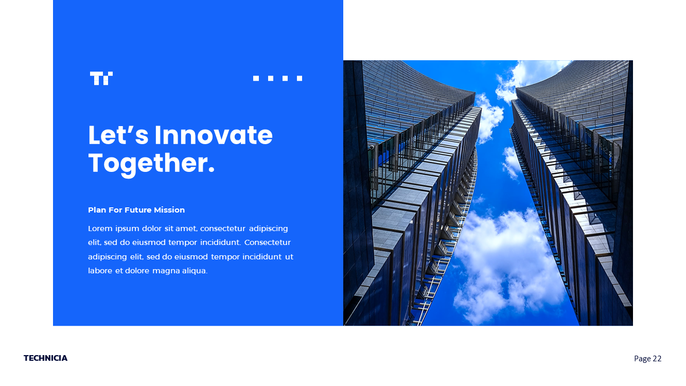 Technicia Professional Tech Company Profile Presentation Template ...