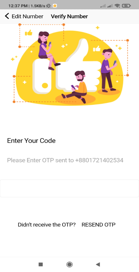 Otp Login Flutter With Firebase | Ready to use by kingitlimited ...