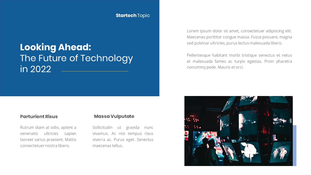 Startech – Technology Business PowerPoint Template, Presentation Templates