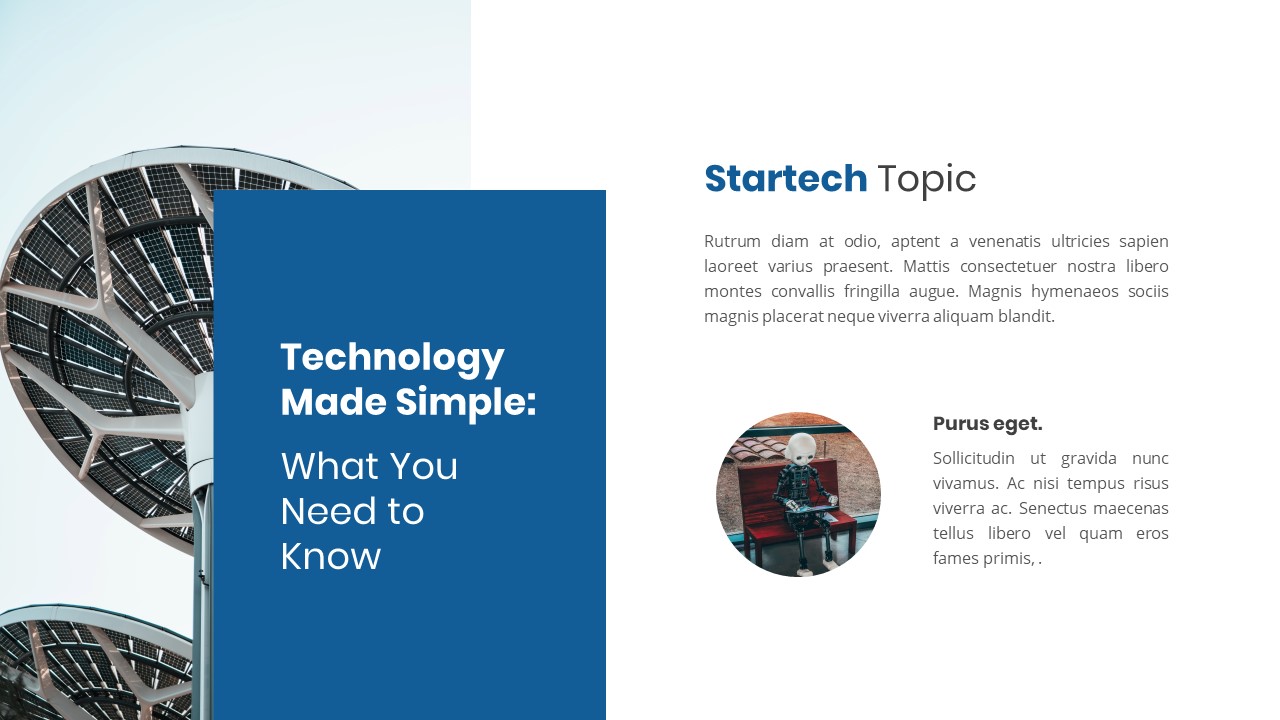Startech – Technology Business PowerPoint Template, Presentation Templates