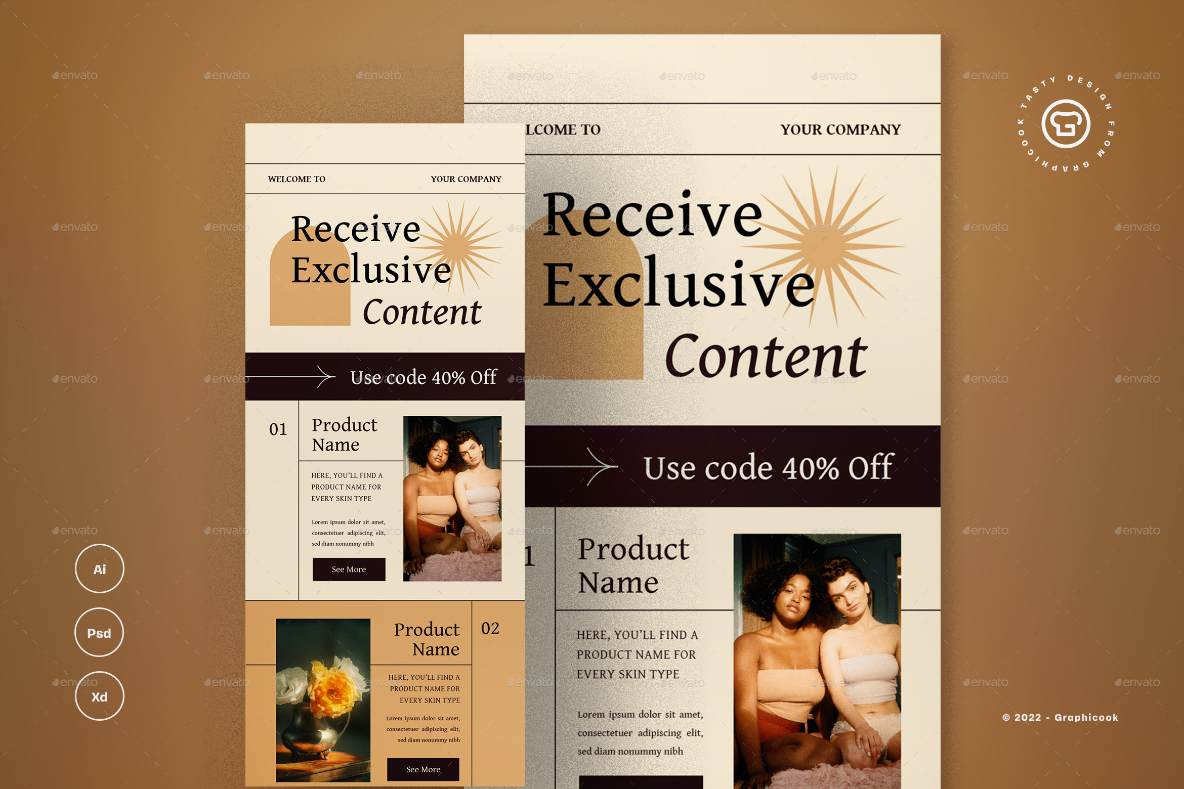 Simple Email Newsletter, Web Elements | GraphicRiver