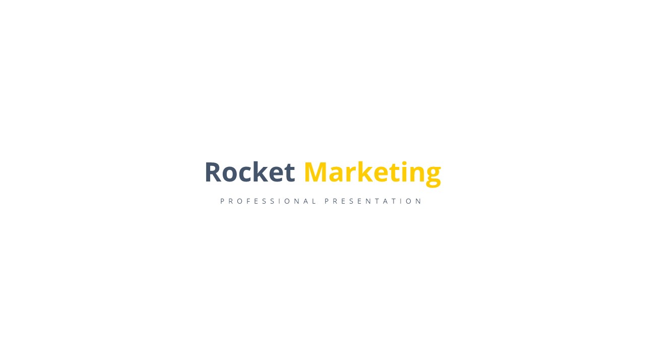 Rocket Marketing Powerpoint Presentation Template, Presentation Templates