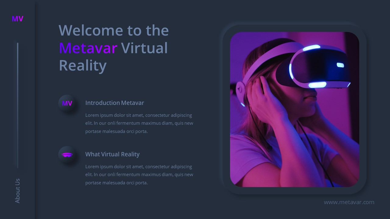 Metavar – Virtual Reality and Metaverse Google Slides Template ...