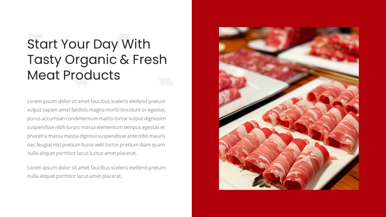 Porky Beef – Butchery & Meat Farm PowerPoint Template, Presentation ...