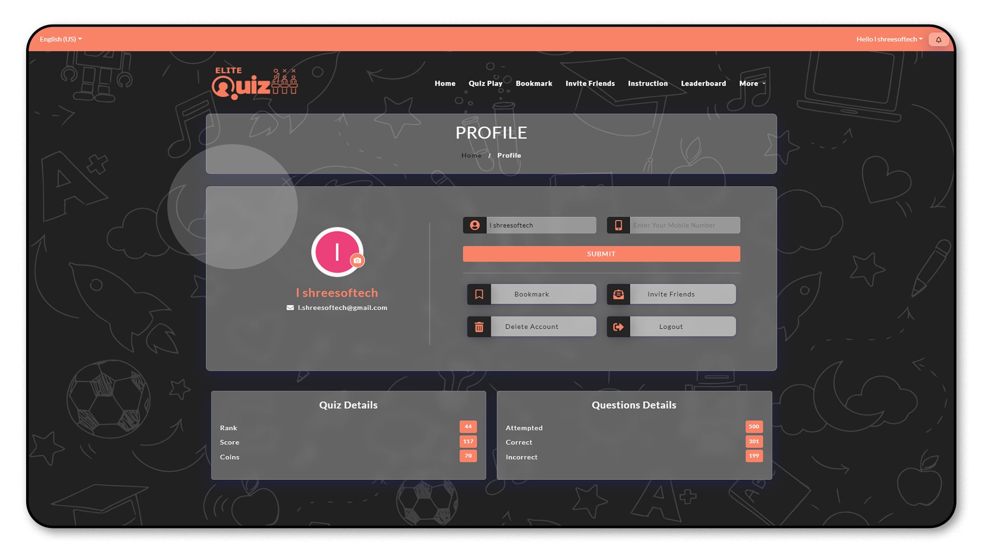 Elite Quiz - Trivia Quiz | Quiz Game - Web Version by WRTeam | CodeCanyon