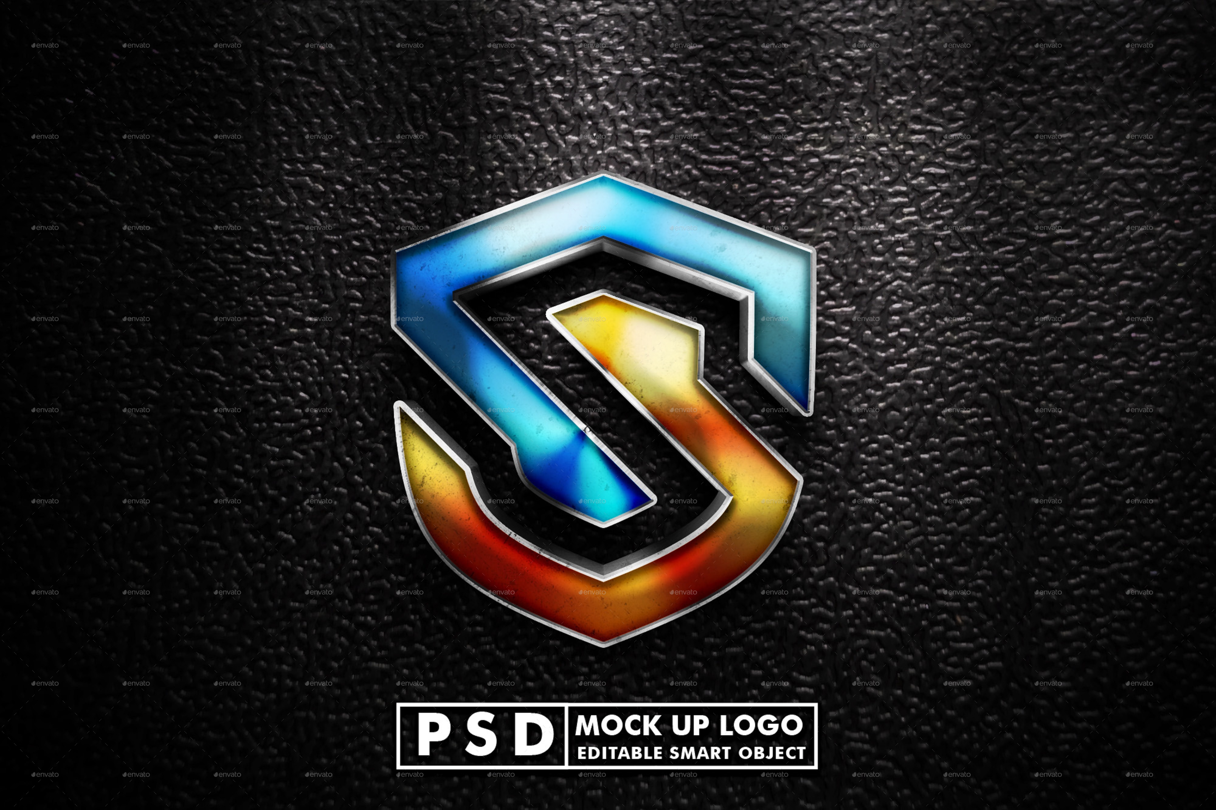 set of 3d realistic logo mock up, Graphics | GraphicRiver