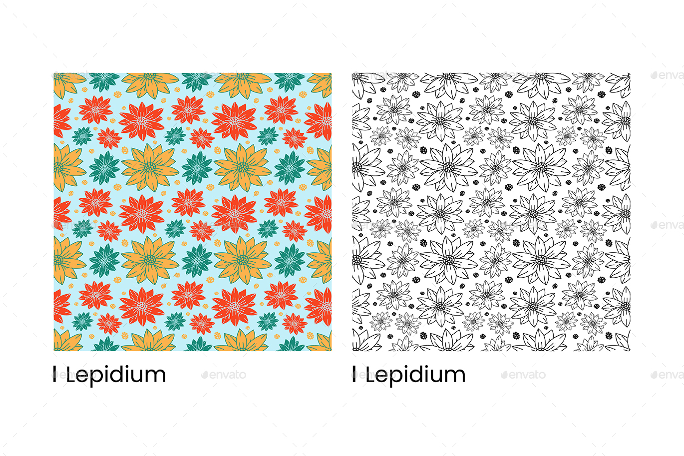 Lepidium Pattern Background, Graphics | GraphicRiver