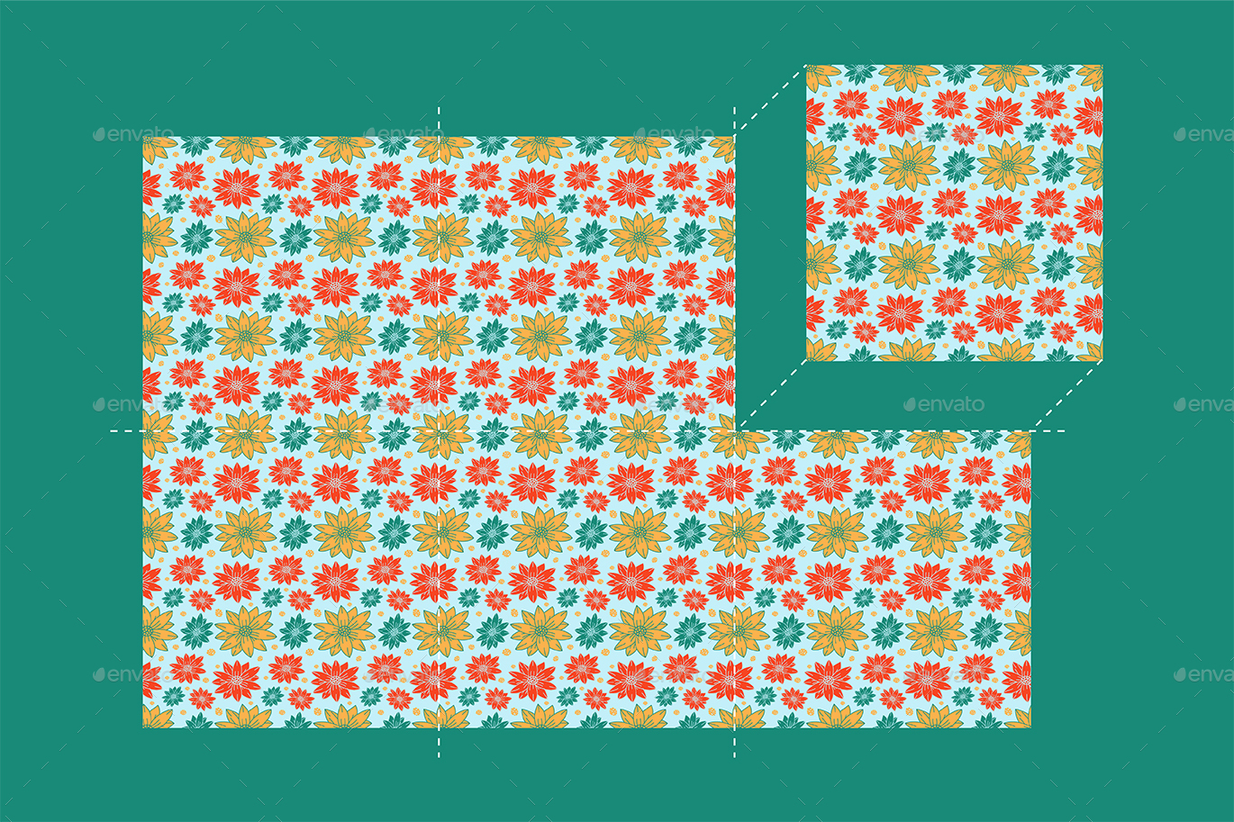 Lepidium Pattern Background, Graphics | GraphicRiver