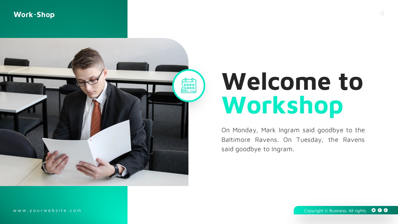 Workshop Business Presentation Template, Presentation Templates ...