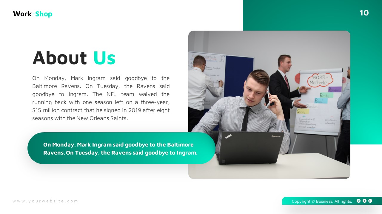 Workshop Business Presentation Template, Presentation Templates ...