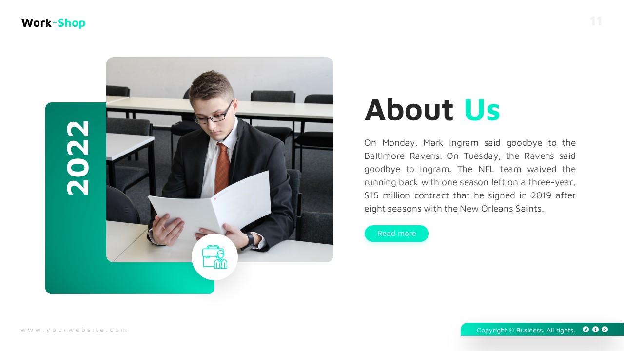 Workshop Business Presentation Template, Presentation Templates ...