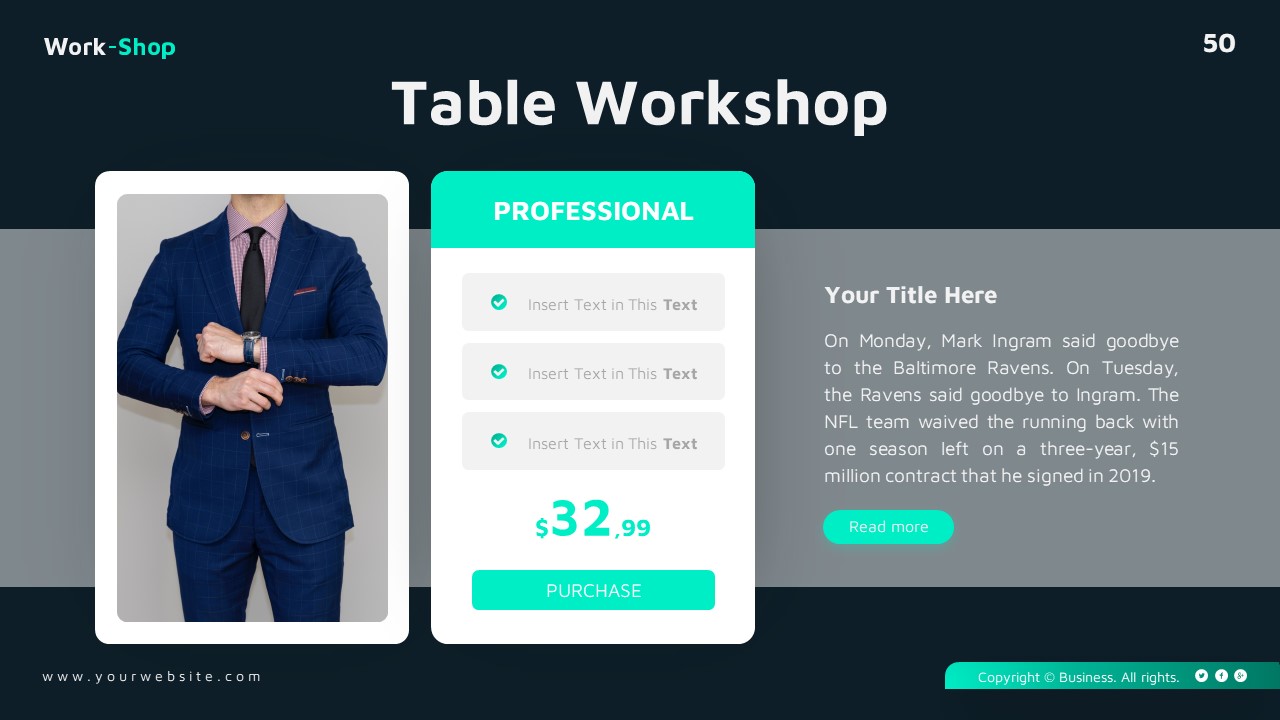 Workshop Business Presentation Template, Presentation Templates ...