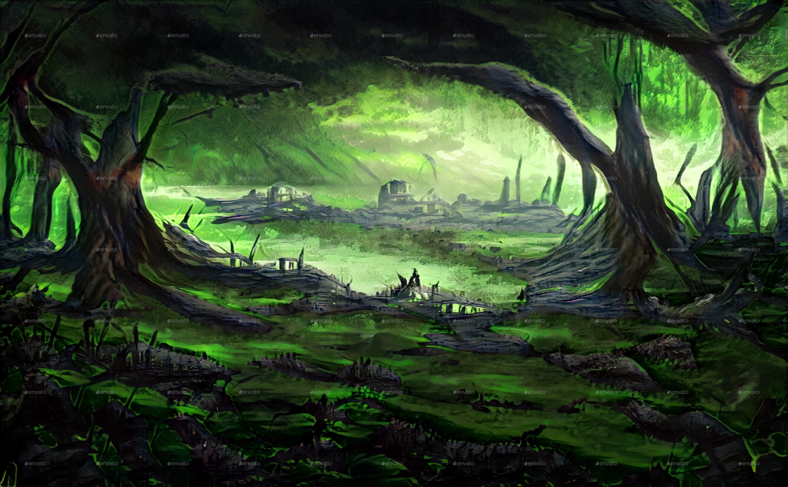 RPG Backgrounds, Game Assets | GraphicRiver