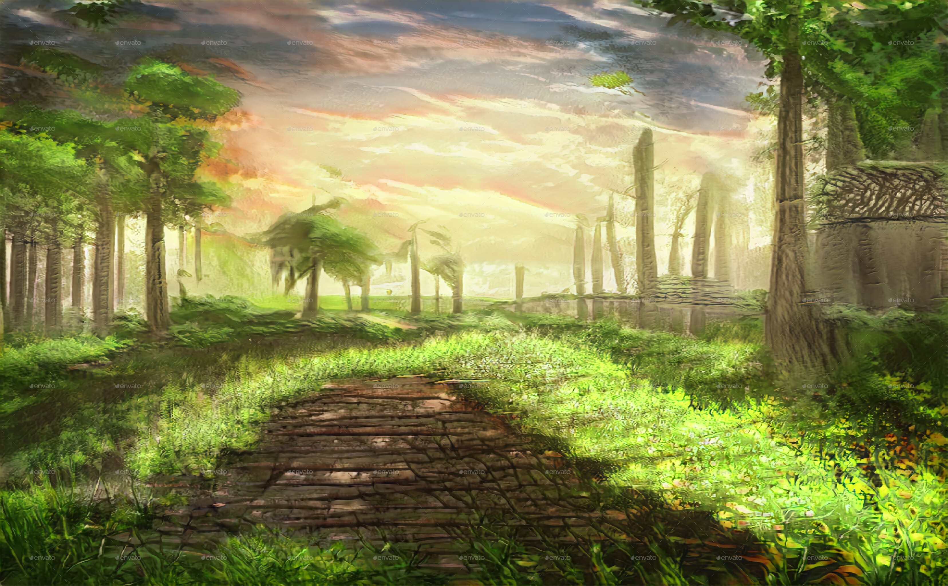 RPG Backgrounds, Game Assets | GraphicRiver