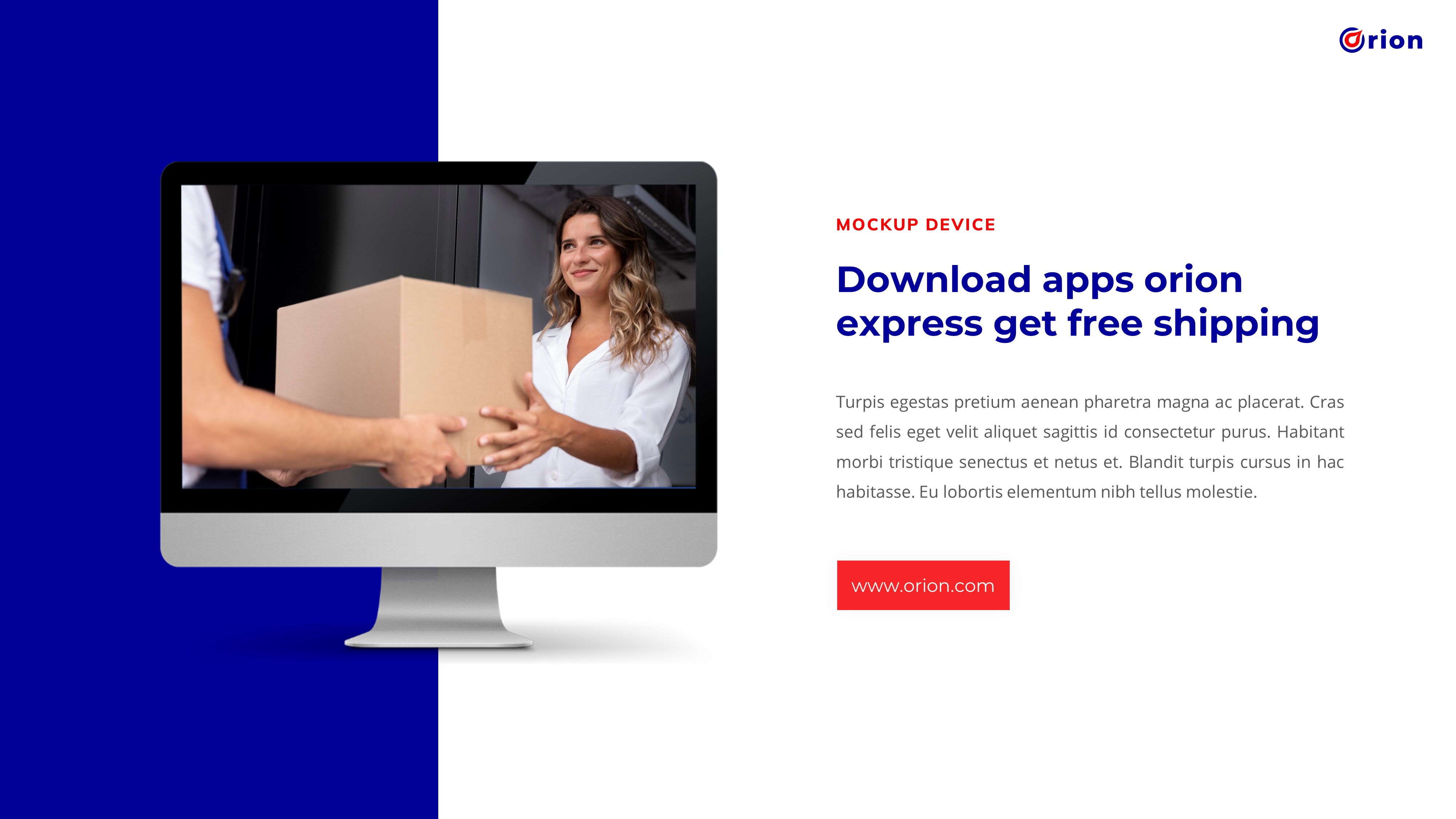 Orion Express - Logistic & Shipping Service Powerpoint Template ...