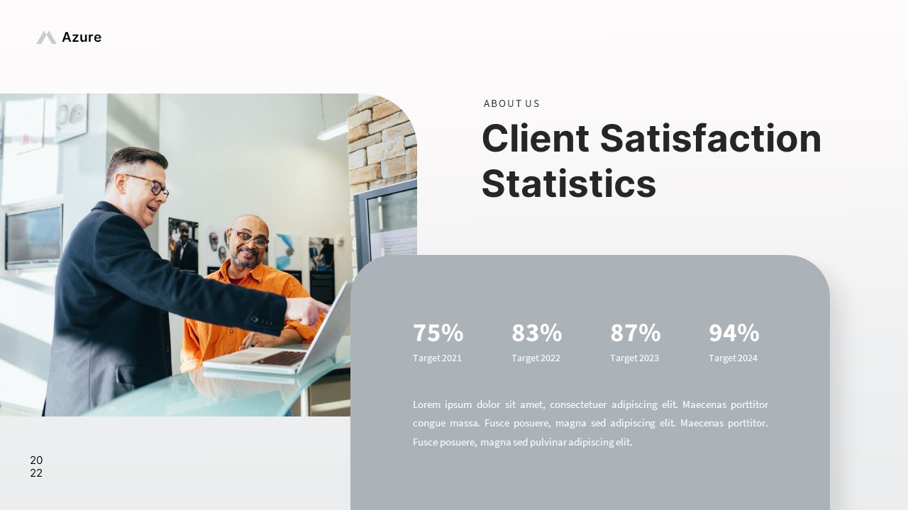 Azure - Multipurpose Pitch Deck Powerpoint Template, Presentation Templates