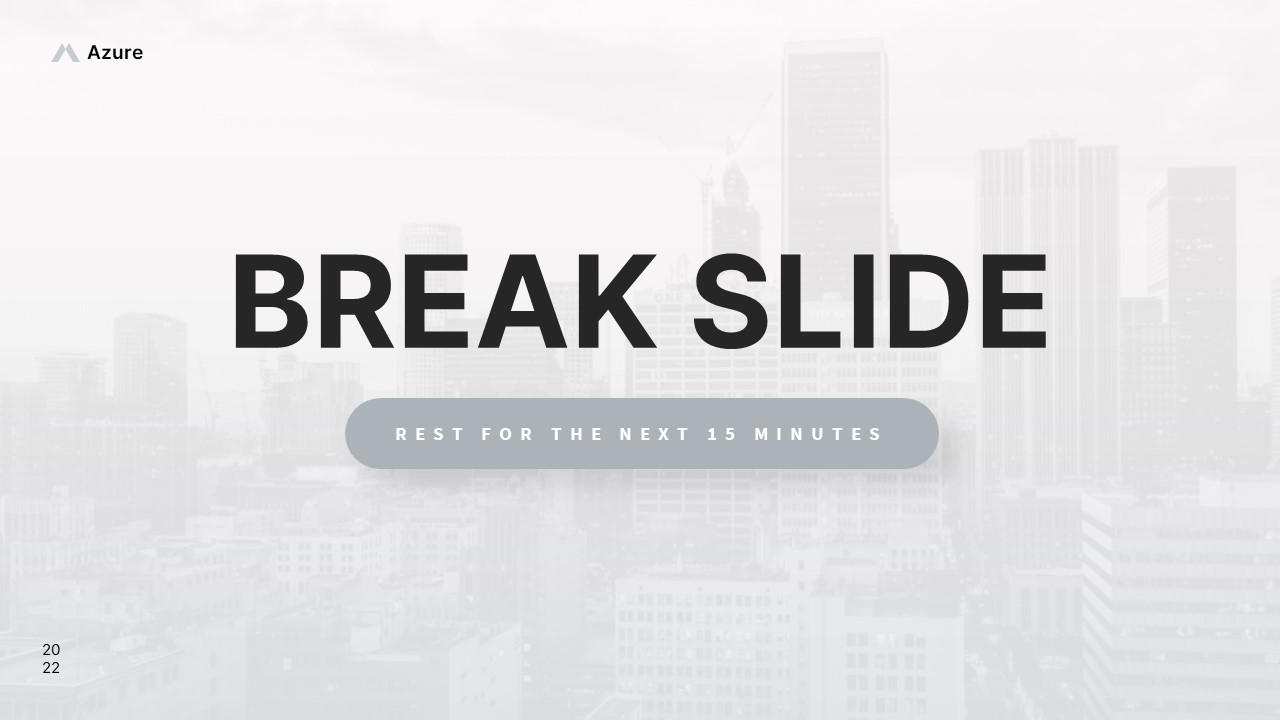 Azure - Multipurpose Pitch Deck Powerpoint Template, Presentation Templates