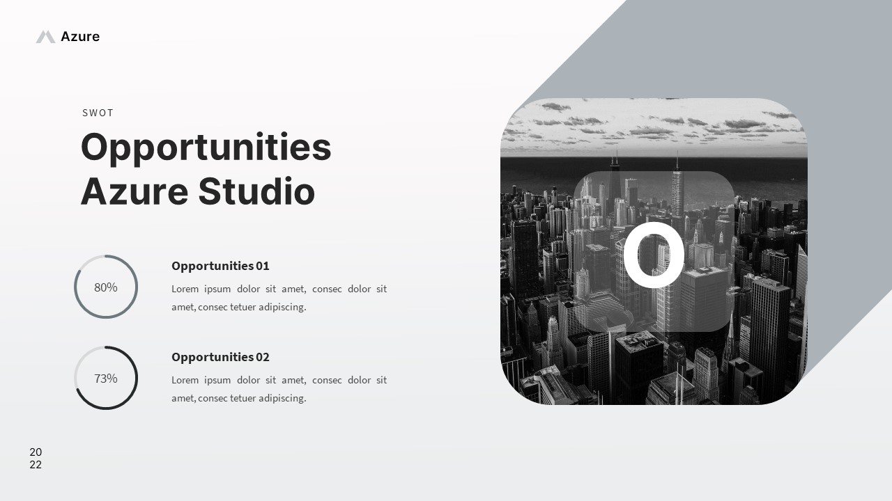 Azure - Multipurpose Pitch Deck Powerpoint Template, Presentation Templates