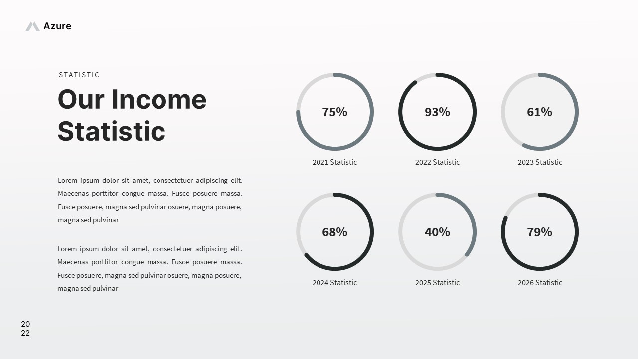 Azure - Multipurpose Pitch Deck Powerpoint Template, Presentation Templates