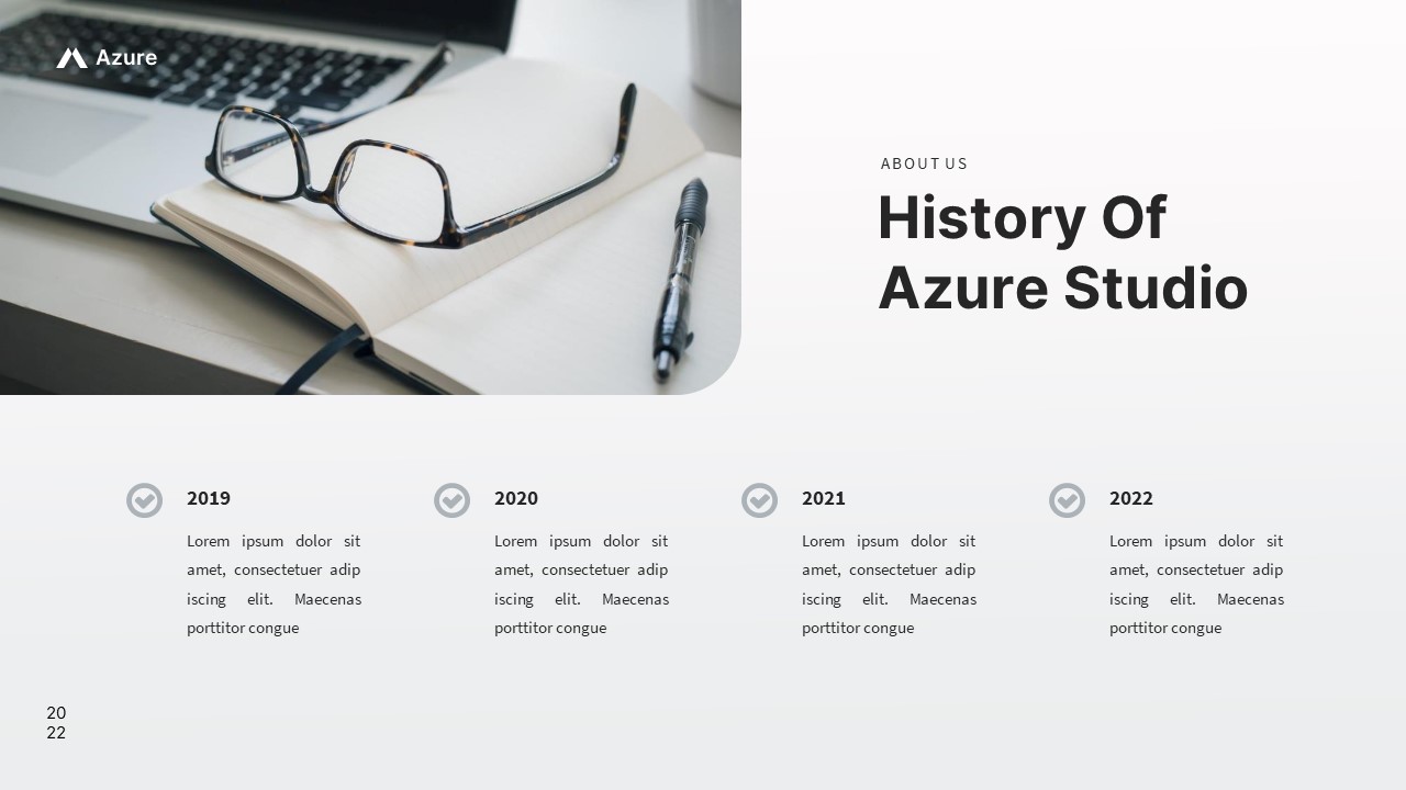 Azure - Multipurpose Pitch Deck Powerpoint Template, Presentation Templates