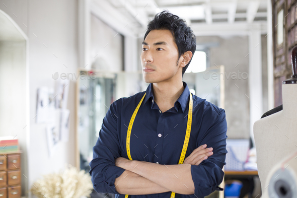 Male fashion designer Stock Photo by bluejeanimages | PhotoDune