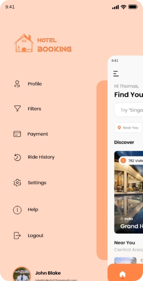 Flutter 3.13 - Hotel booking ui kit by squaresoftnet | CodeCanyon