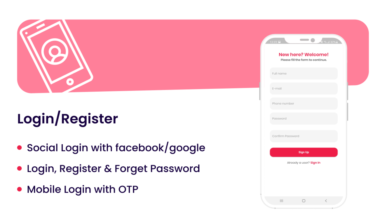 FoodBank Multi Restaurant - Food Delivery App | Restaurant App with ...