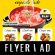 Restaurant Flyer / Magazine AD, Print Templates | GraphicRiver
