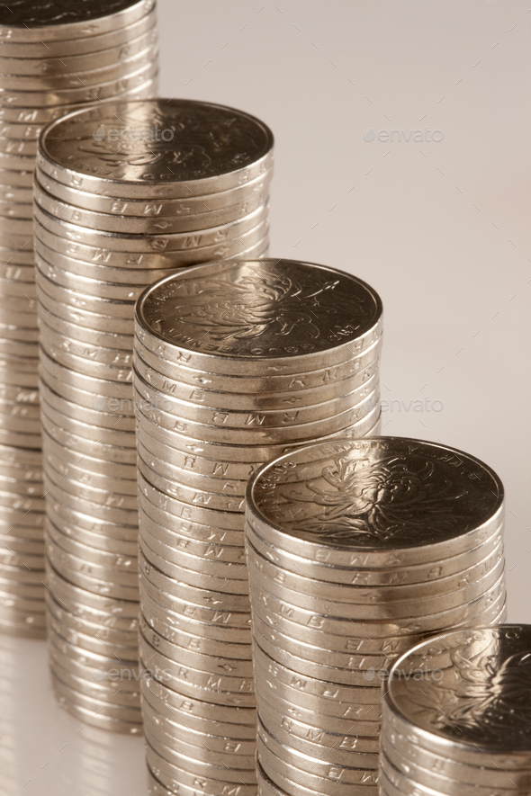 Large group of coins Stock Photo by bluejeanimages | PhotoDune