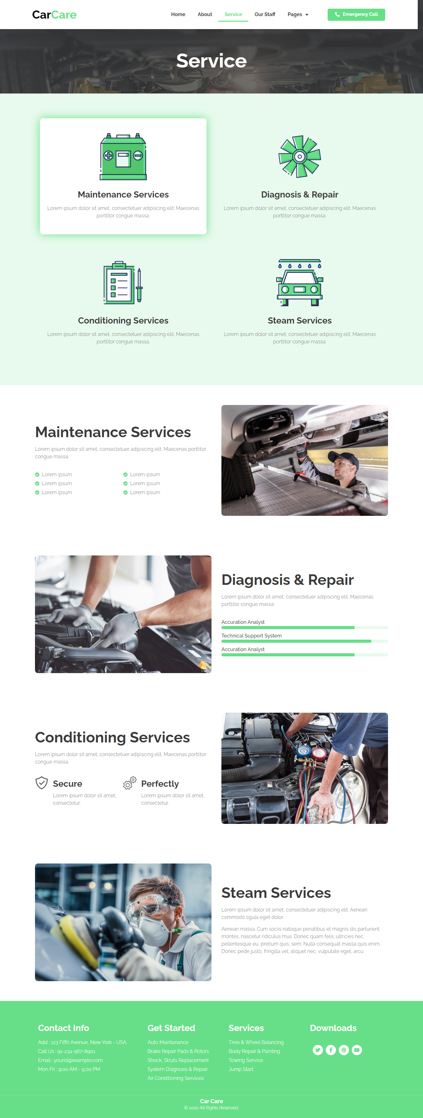 CarCare - Auto Service & Repair Elementor Template Kit by portocraft